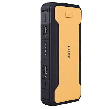מטען סטארטר טעינה לרכב מירהקייס MIRACASE J12 Power Bank Multi-function Portable 12000Mah Mini ...